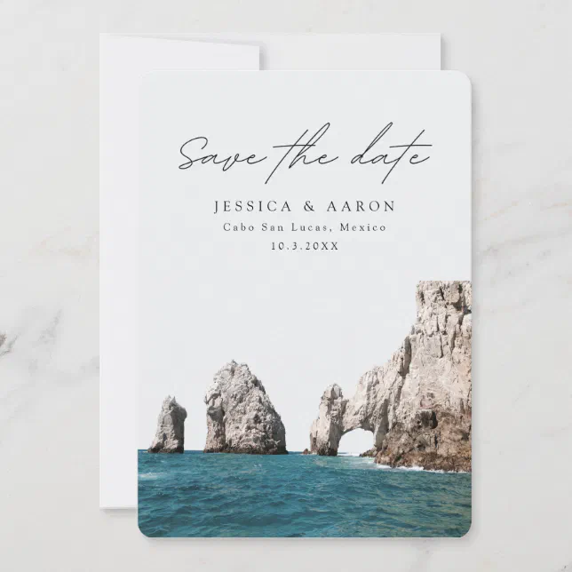 Cabo San Lucas Wedding Mexico Save the Date Invitation | Zazzle