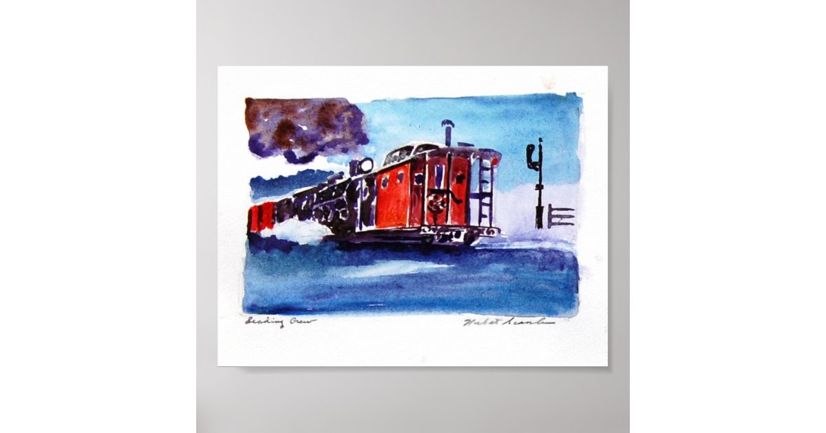 caboose-in-front poster | Zazzle
