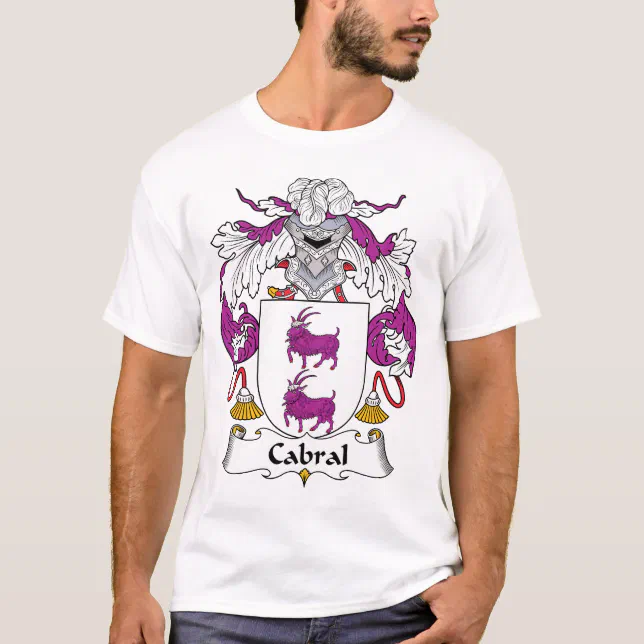 Cabral Family Crest T-Shirt | Zazzle