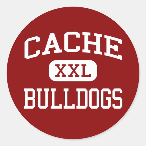 Cache - Bulldogs - High School - Cache Oklahoma Classic Round Sticker ...
