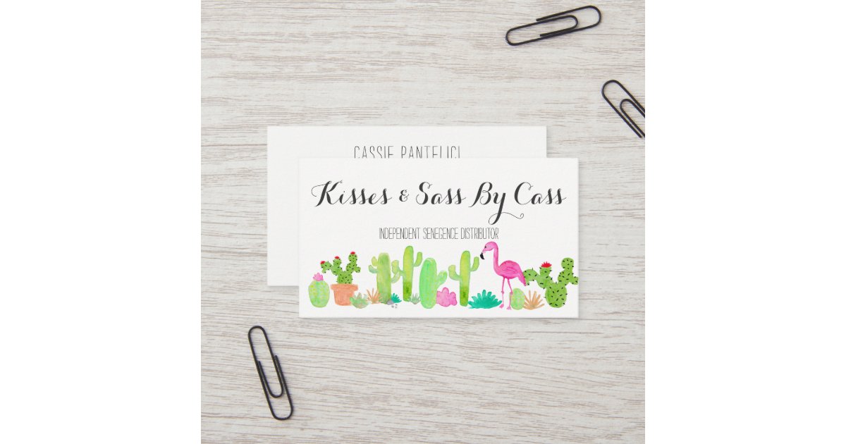 Cactus Business Card | Zazzle