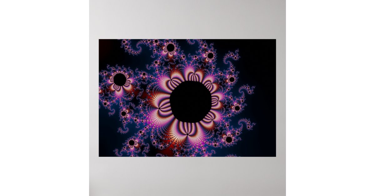 Cactus Flowers - Fractal Poster | Zazzle