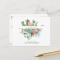 Cactus Funeral Loss of Life Thank You Postcard | Zazzle