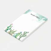 Cactus Garden Personalized Monogram Post-it Notes | Zazzle