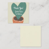Cactus Heart Plant Fiesta Birthday Thank You Card | Zazzle