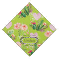 Cactus Personalized Floral Graduation Cap Topper | Zazzle