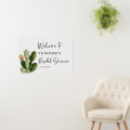 Cactus Succulent Bridal Shower Welcome Sign | Zazzle