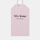 Cactus Succulent Flower Wedding Welcome Bag Favor Gift Tags | Zazzle