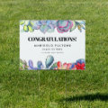 Cactus & succulents Congratulations graduate Sign | Zazzle