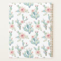 Cactus Watercolors Homeschool Teacher Student Planner | Zazzle