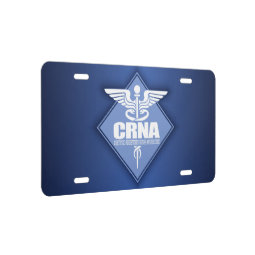 Cad CRNA (diamond) License Plate | Zazzle