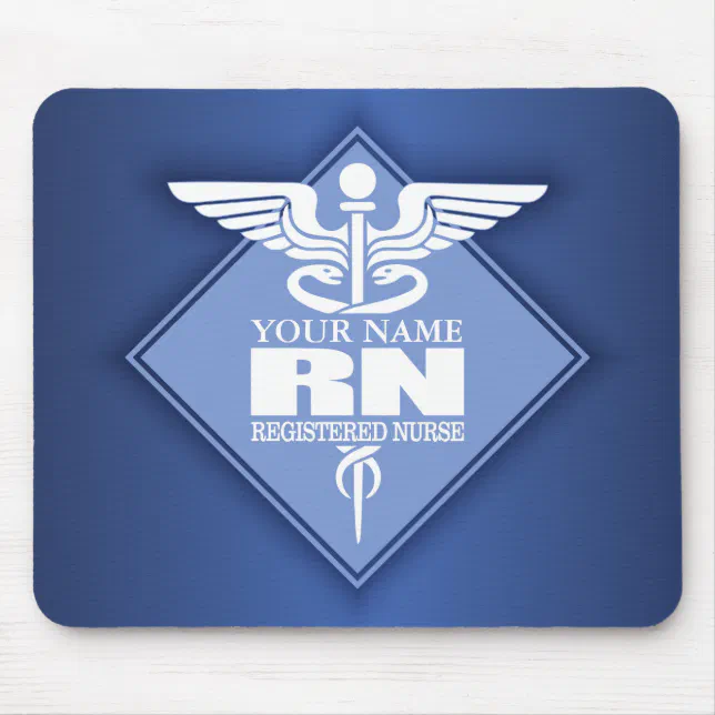 Cad RN (diamond) personalized Mouse Pad | Zazzle