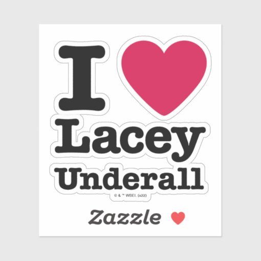 Caddyshack | I Love Lacey Underall Sticker | Zazzle