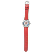 Caden boys name meaning crest red blue yellow lion watch | Zazzle