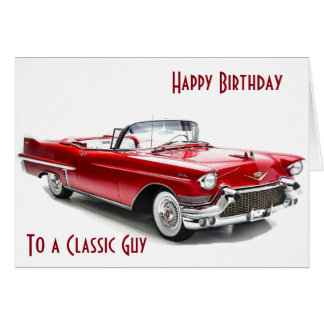 Classic Car Birthday Cards - Greeting & Photo Cards | Zazzle