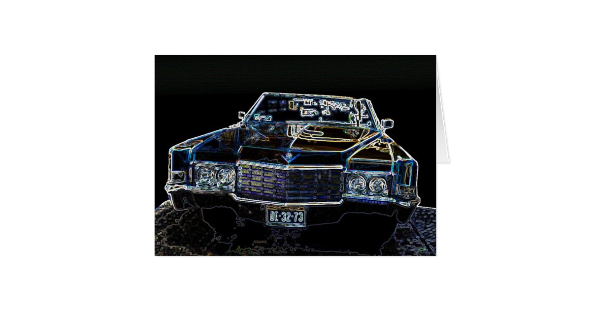 Cadillac Birthday card | Zazzle