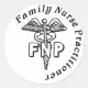 CADUCEUS FNP FAMILY NURSE PRACTITIONER CLASSIC ROUND STICKER | Zazzle