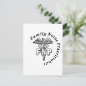 CADUCEUS FNP FAMILY NURSE PRACTITIONER POSTCARD | Zazzle