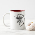 CADUCEUS FNP FAMILY NURSE PRACTITIONER Two-Tone COFFEE MUG | Zazzle