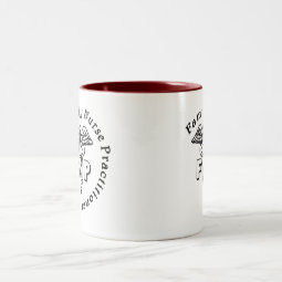 CADUCEUS FNP FAMILY NURSE PRACTITIONER Two-Tone COFFEE MUG | Zazzle
