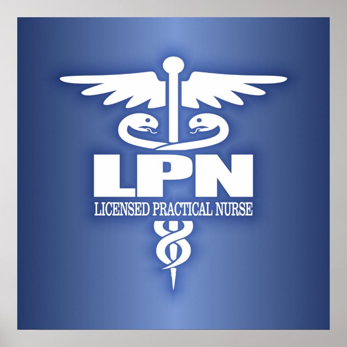 Caduceus LPN gift ideas Poster | Zazzle.com