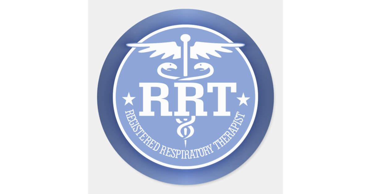 Caduceus RRT 2 Classic Round Sticker | Zazzle