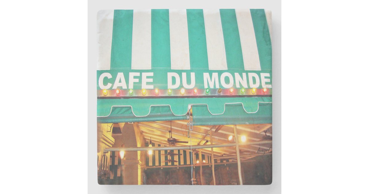 Cafe Du Monde Coaster, New Orleans Stone Coaster | Zazzle