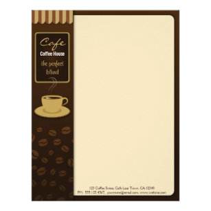Cafe Letterhead | Zazzle