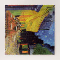 Cafe Terrace at Night by Vincent Van Gogh Jigsaw Puzzle | Zazzle