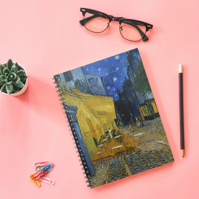 Cafe Terrace at Night | Vincent van Gogh Notebook | Zazzle