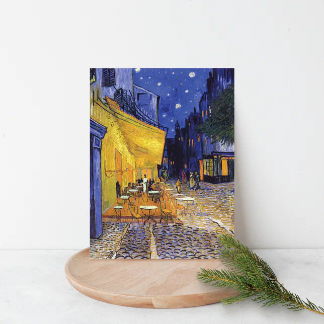 Cafe Terrace at Night Vincent van Gogh Postcard | Zazzle