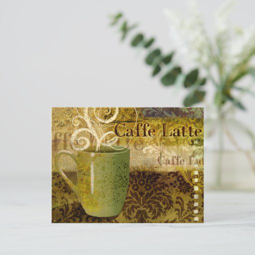 Caffe Latte Postcard | Zazzle