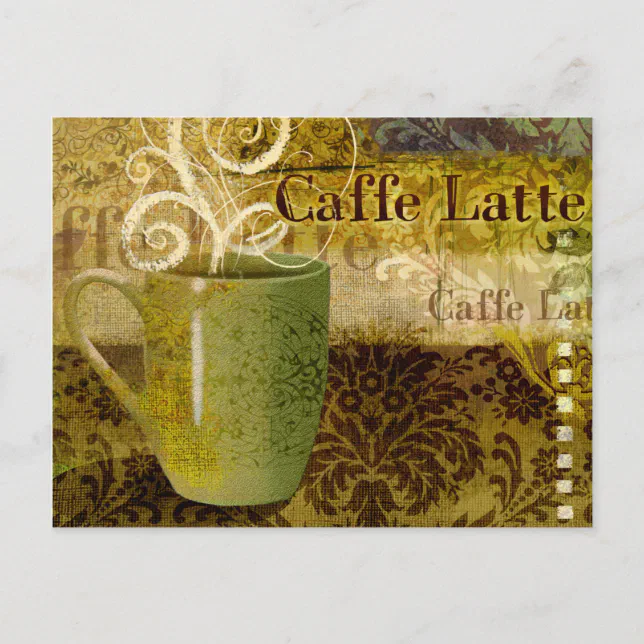 Caffe Latte Postcard | Zazzle