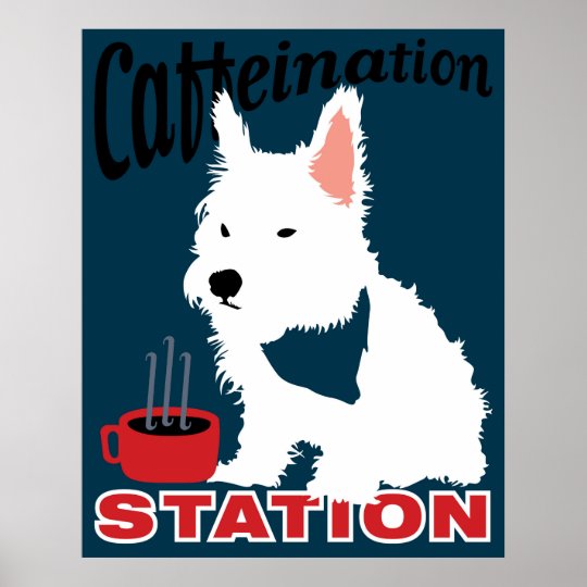 Caffeination Station Poster | Zazzle.com