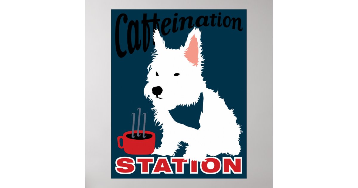 Caffeination Station Poster | Zazzle
