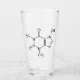 Caffeine Molecule Chemistry Coffee Atoms Glass | Zazzle