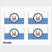Cairo Egypt Flag Rectangular Sticker | Zazzle