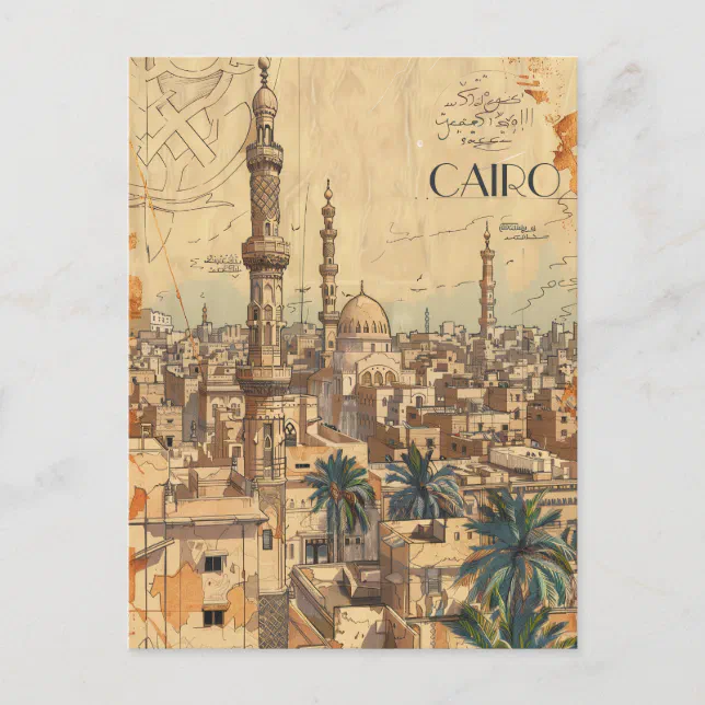 Cairo Egypt Postcard | Zazzle
