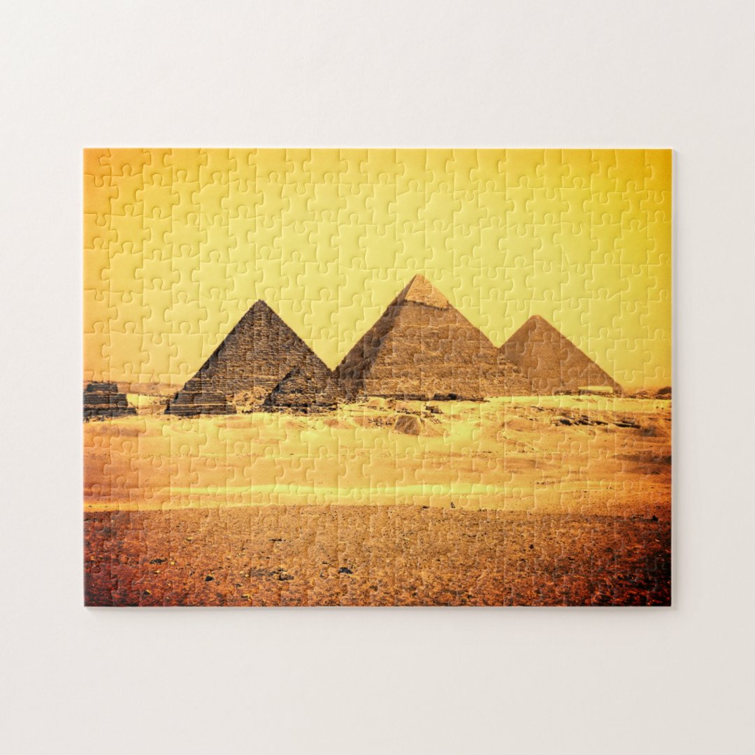 Cairo, Egyptian Pyramids - Egypt (Unesco puzzle) Jigsaw Puzzle | Zazzle