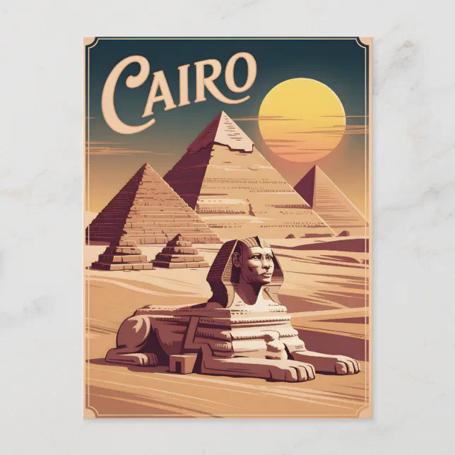 Cairo Vintage Postcard | Zazzle