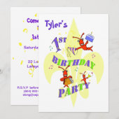 Cajun Crawfish 1st Birthday Party Invitation | Zazzle