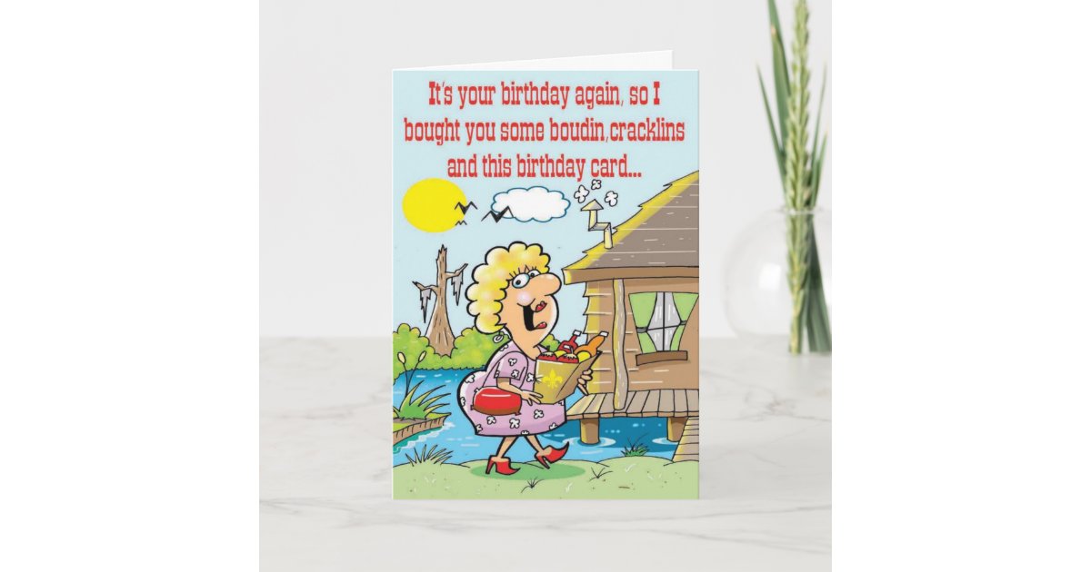 Cajun Greetings Card | Zazzle