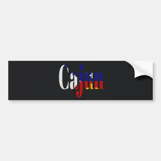 Cajun Pride Acadian Flag Louisiana Bumper Sticker | Zazzle