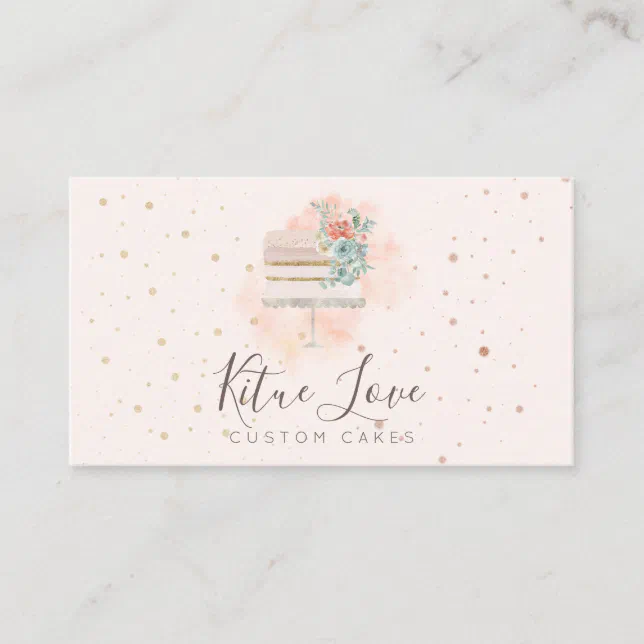 Cake Baker Pastry Business Card | Zazzle