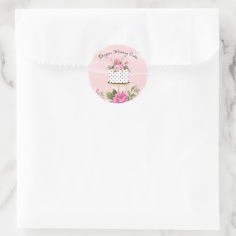 Cake Bakery Business Sticker | Zazzle
