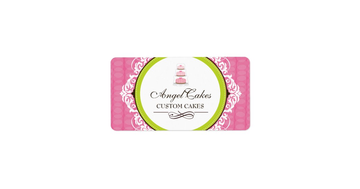 Cake Bakery Label | Zazzle