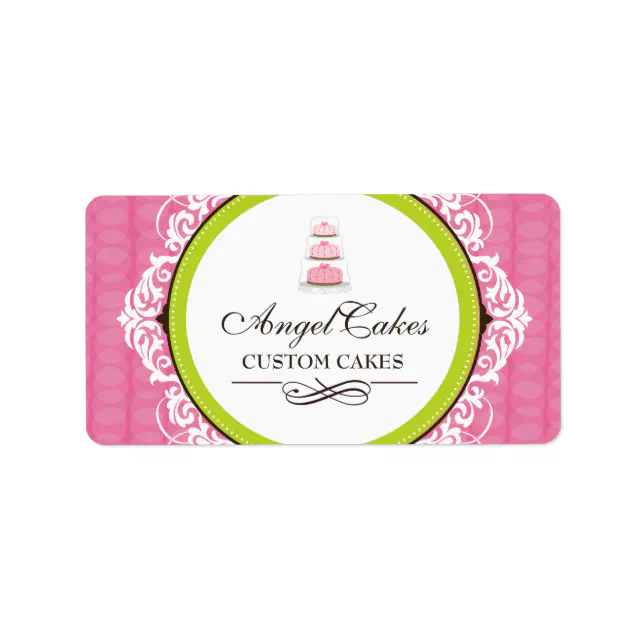 Cake Bakery Label | Zazzle