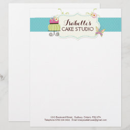 Cake Bakery Letterhead | Zazzle