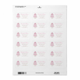 Cake Bakery Packaging Label | Zazzle