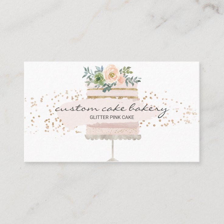 Cake Bakery Pastry Patisserie Business Card | Zazzle